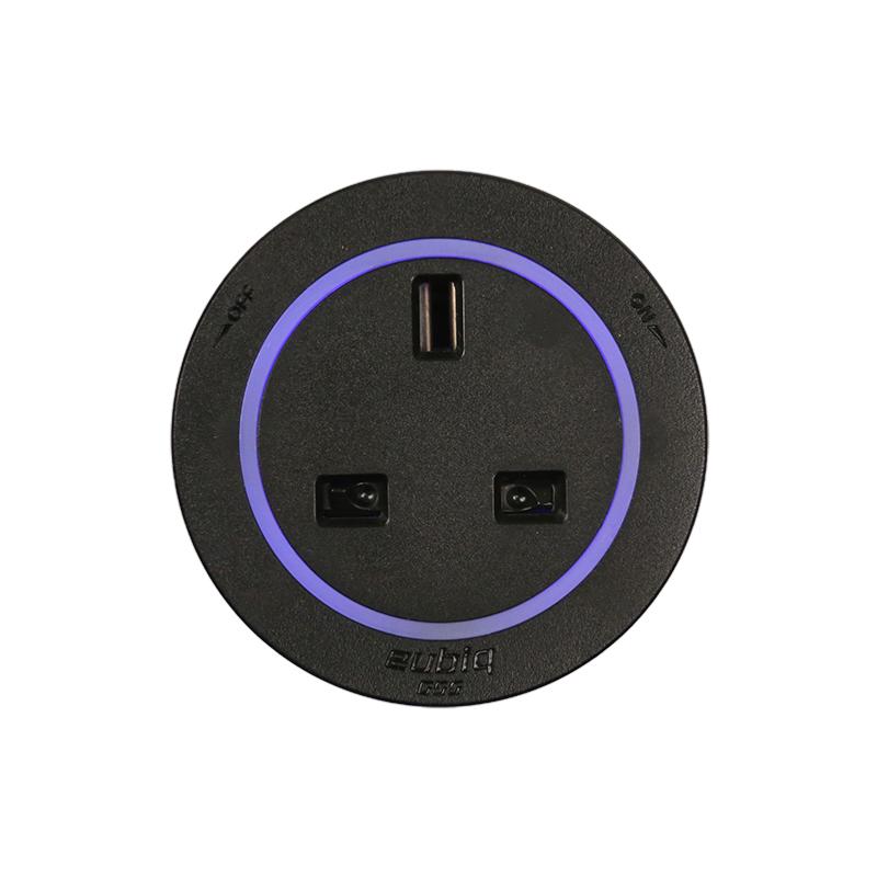 Eubiq - Power track for movable electrical outlet