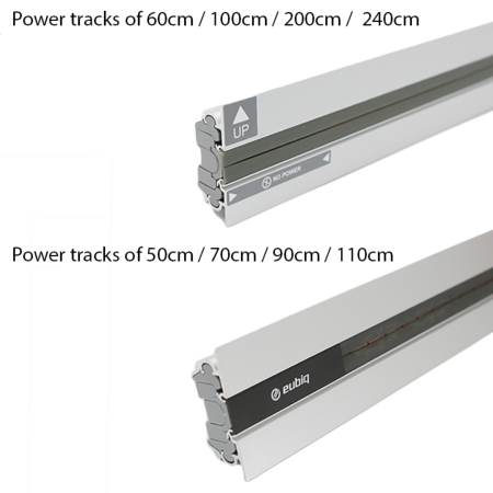 Eubiq - Power track for movable sockets